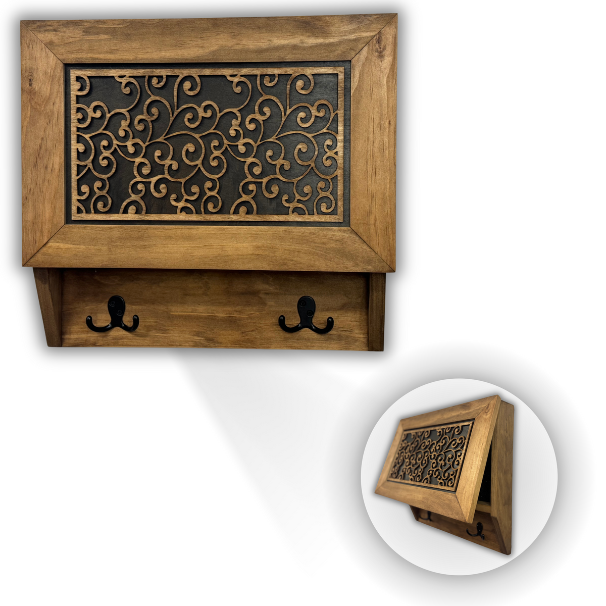 Enchanted Vine Hidden Gun Cabinet Coat Rack – Deco...