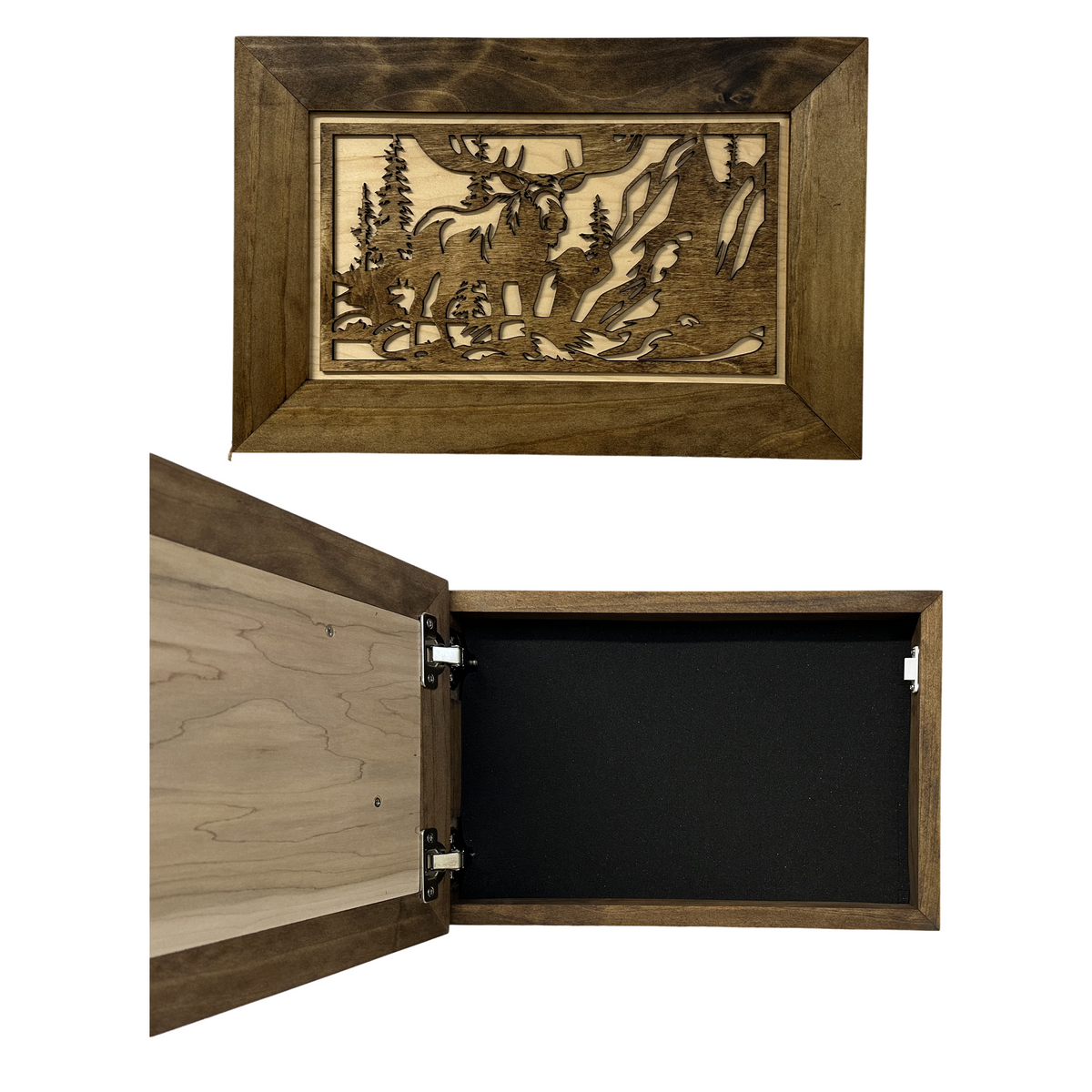 Concealed Moose Wall-Mounted Gun Cabinet – Secure ...
