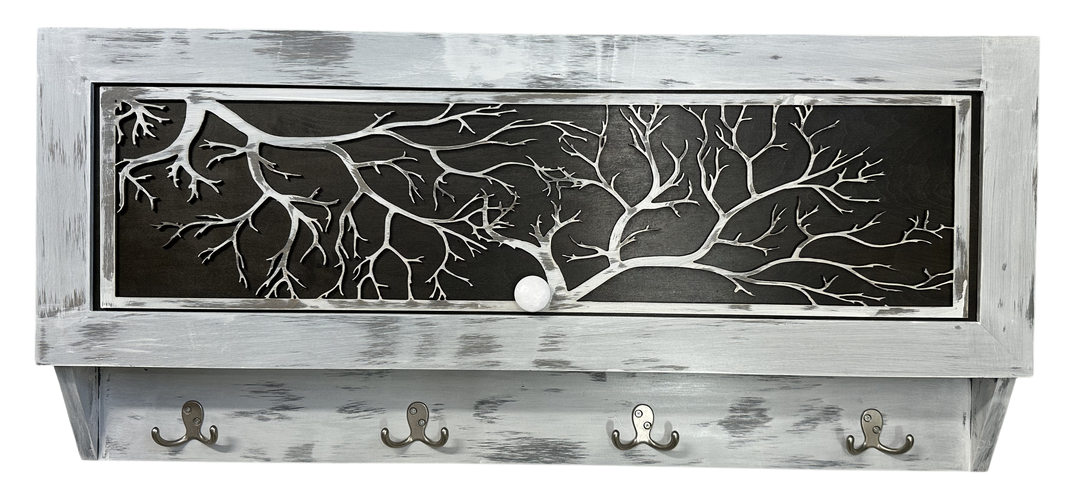 Shop Winter Family Tree Large Gun Hidden Concealme...