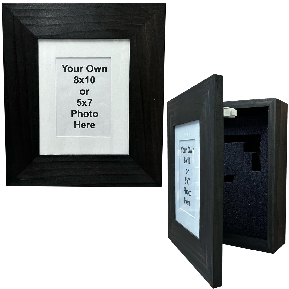 Picture Frame Hidden Gun Storage Cabinet Home Deco...