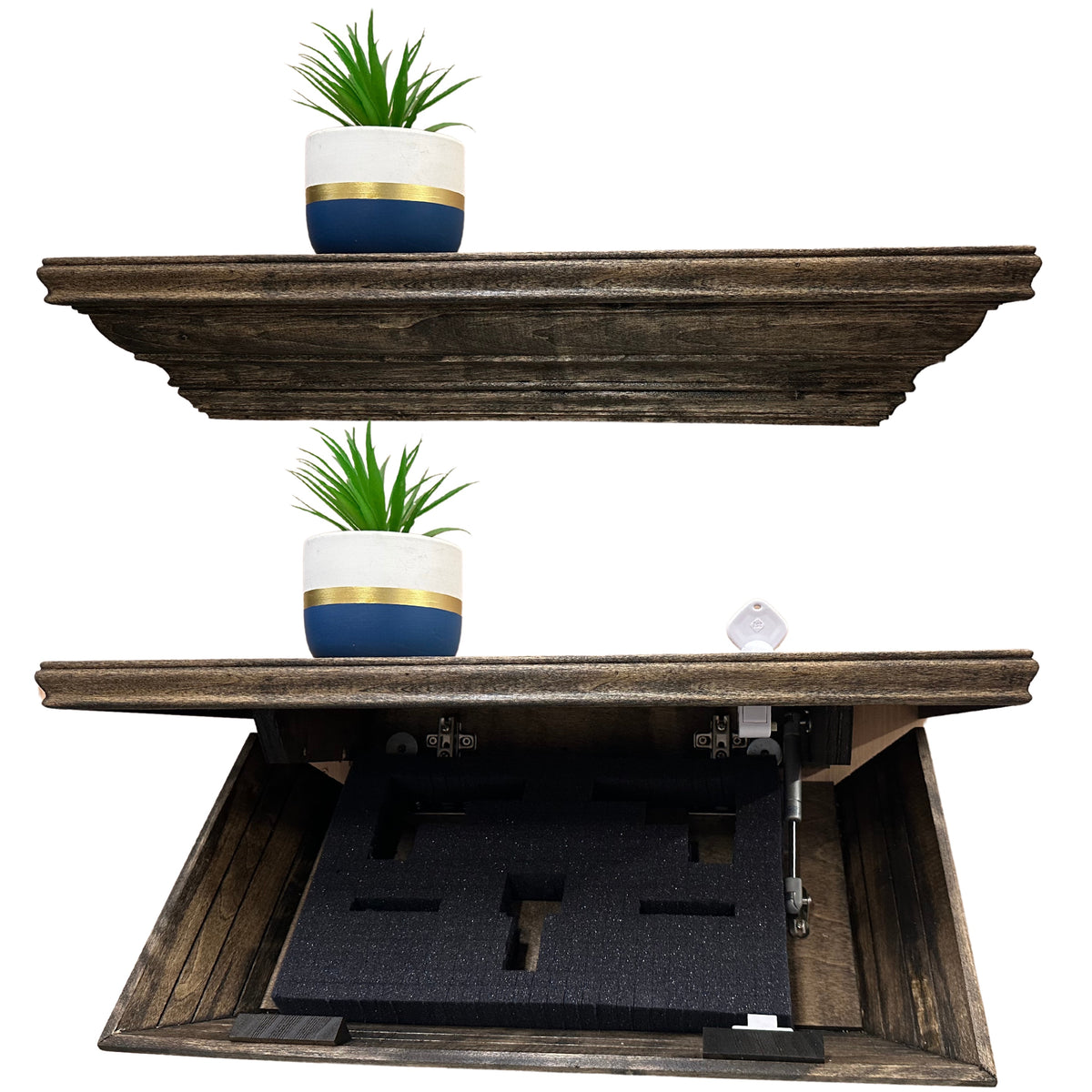 Hidden Gun Storage Gun Storage Concealment Shelf