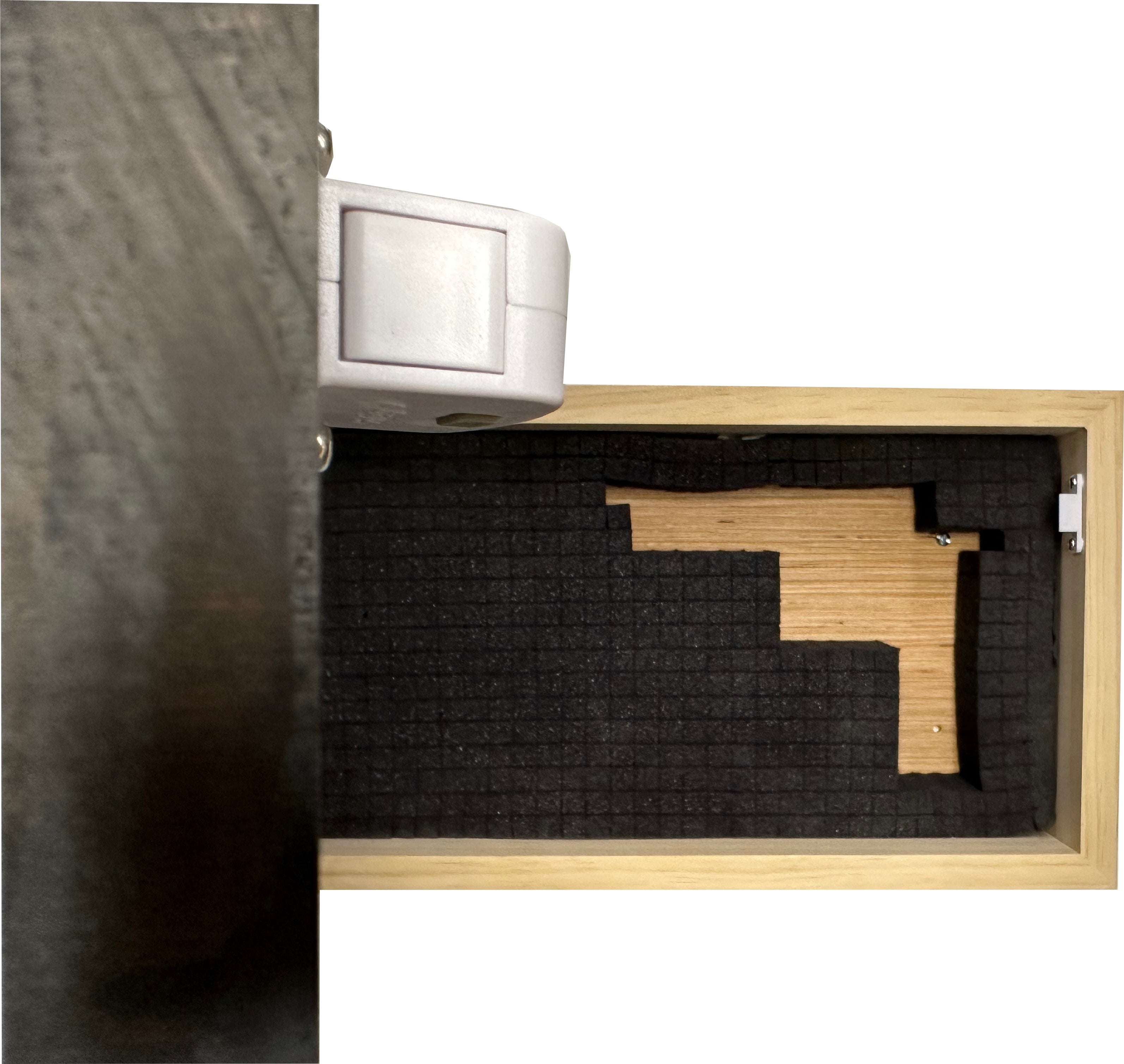 Carved American Flag Decorative Wall-Mounted Secur...