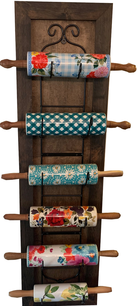 Rolling Pin Display Rack, Six Colors Available for Rolling Pin Holder ...